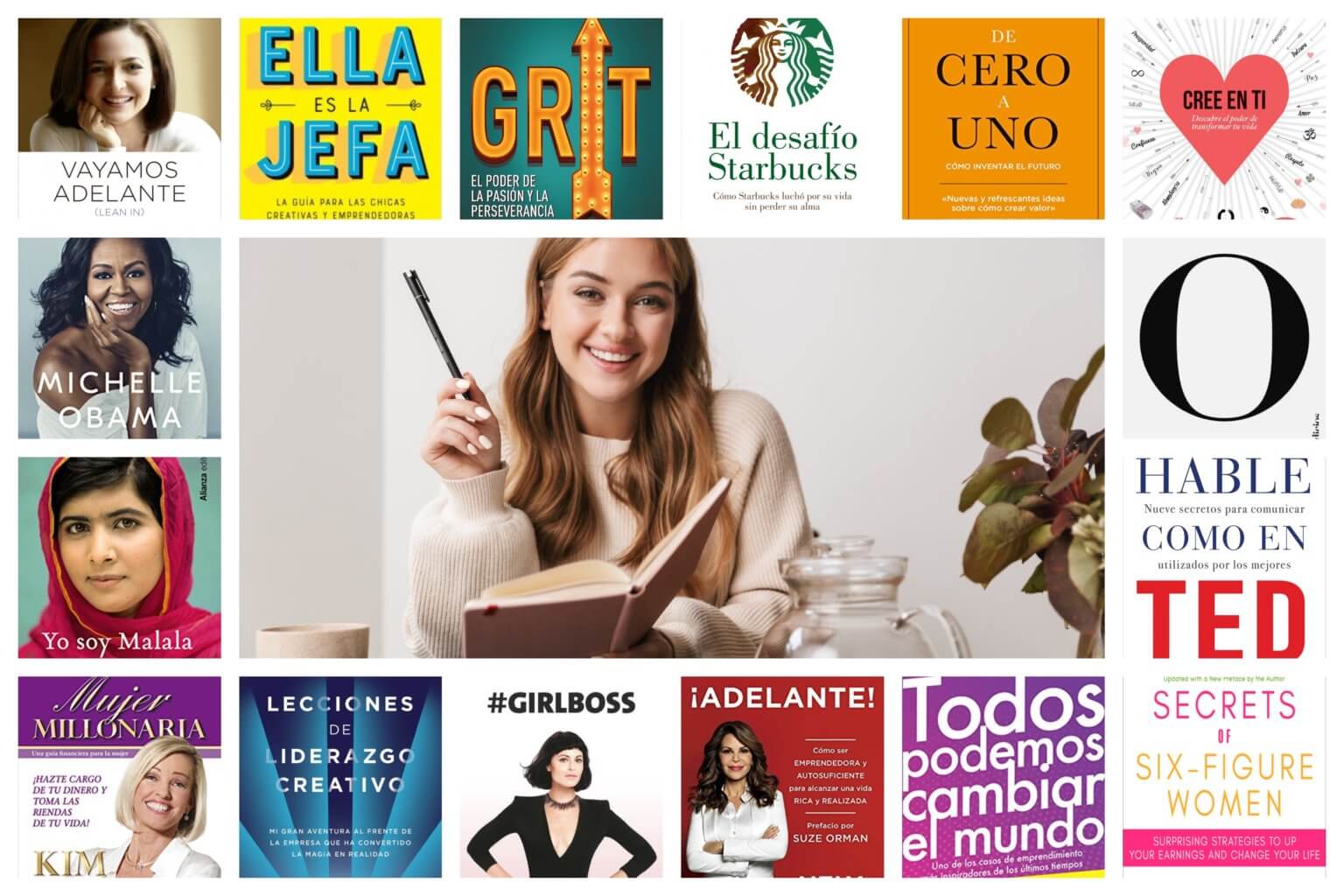 30 Libros de liderazgo que toda mujer emprendedora debería leer.